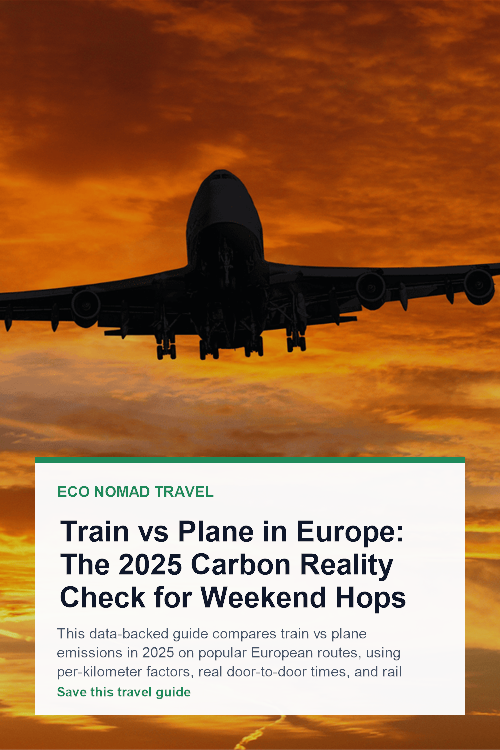 Train vs Plane in Europe